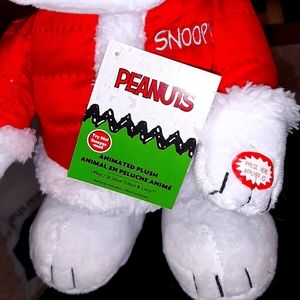 Peanuts | Holiday | Animated Holiday Snoopy Wabbler With Flapping Ears ...